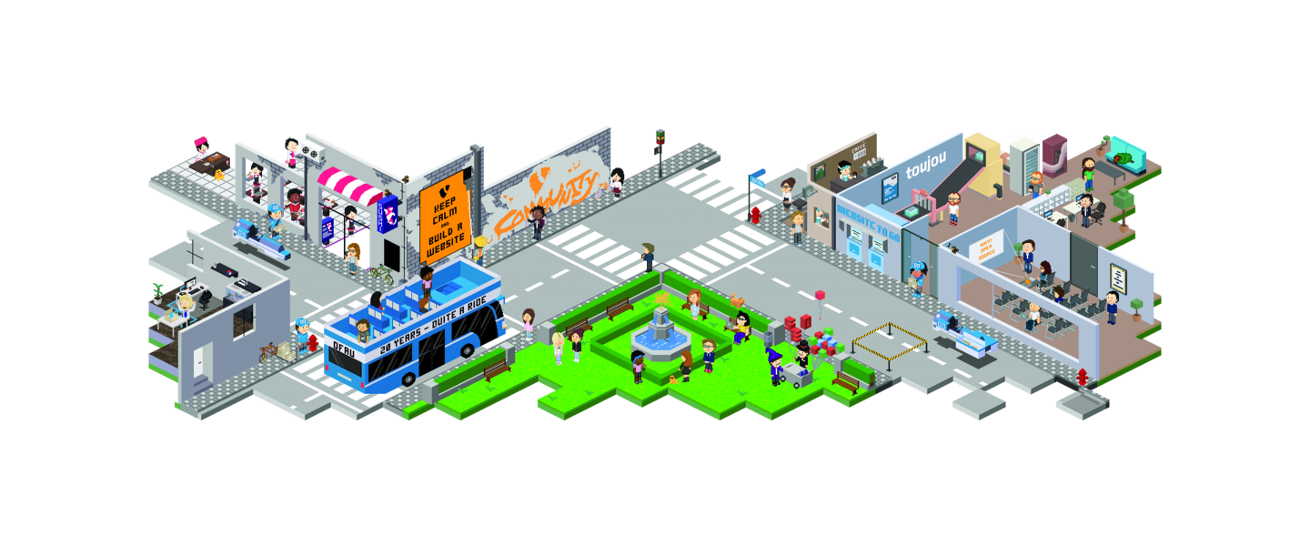 Why »toujou«? Efficiency, standardization, and better websites.